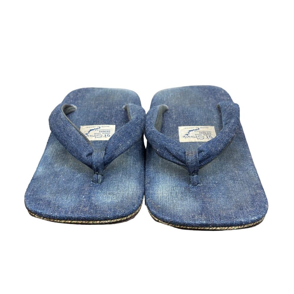 Rare Orslow Denim Setta Thong Flip Flop Japanese Sand… - Gem